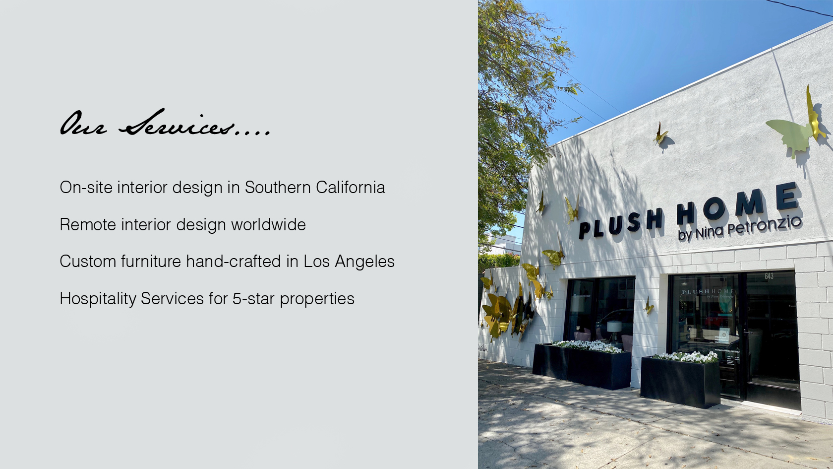 Plush Home Nina Petronzio's luxury furniture line, handcrafted in Los ...